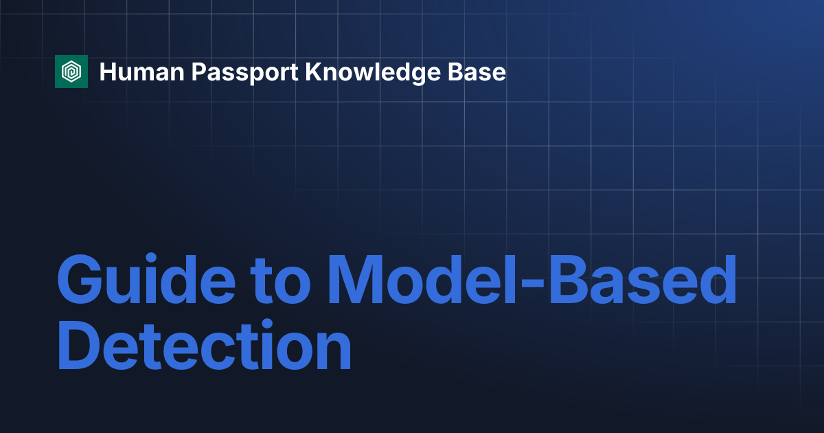 Guide To Model Based Detection Human Passport Knowledge Base